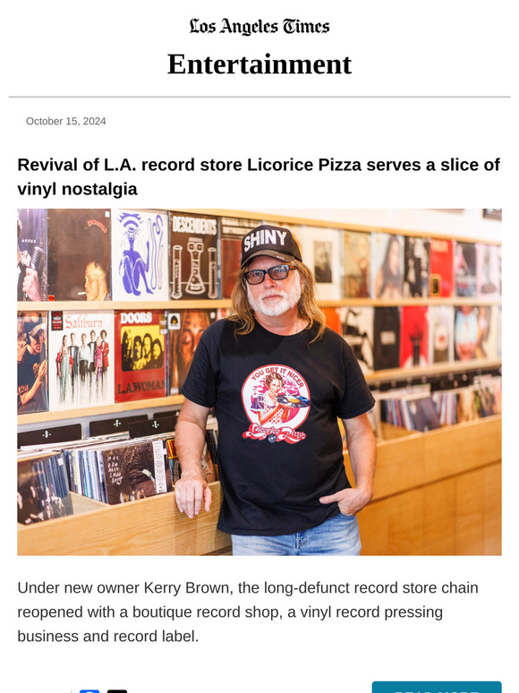 Los Angeles Times: This long-defunct L.A. record store is back | Milled