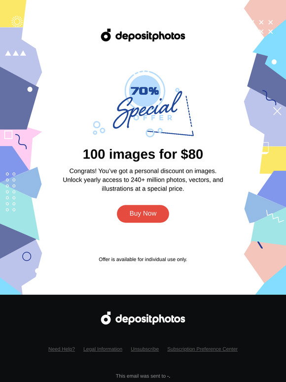 DepositPhotos: New offer! Save 70% on images | Milled