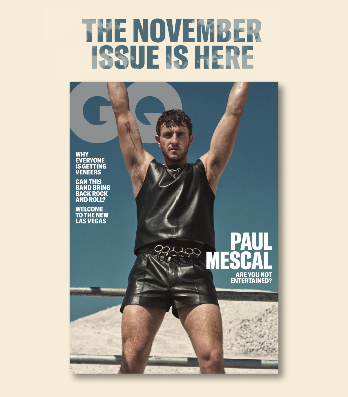 GQ: The November issue is here featuring Paul Mescal | Milled