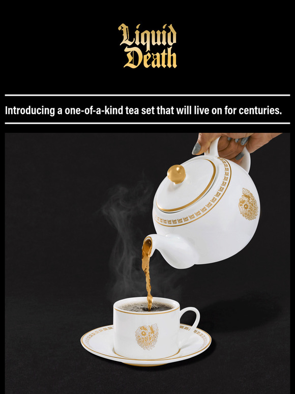 Liquid Death: Dainty Death Tea Set | Milled