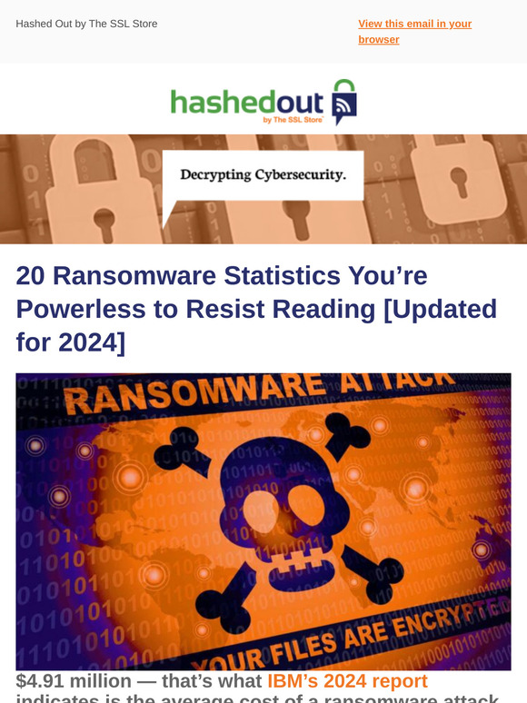 The SSL Store: 20 Ransomware Statistics You’re Powerless to Resist ...