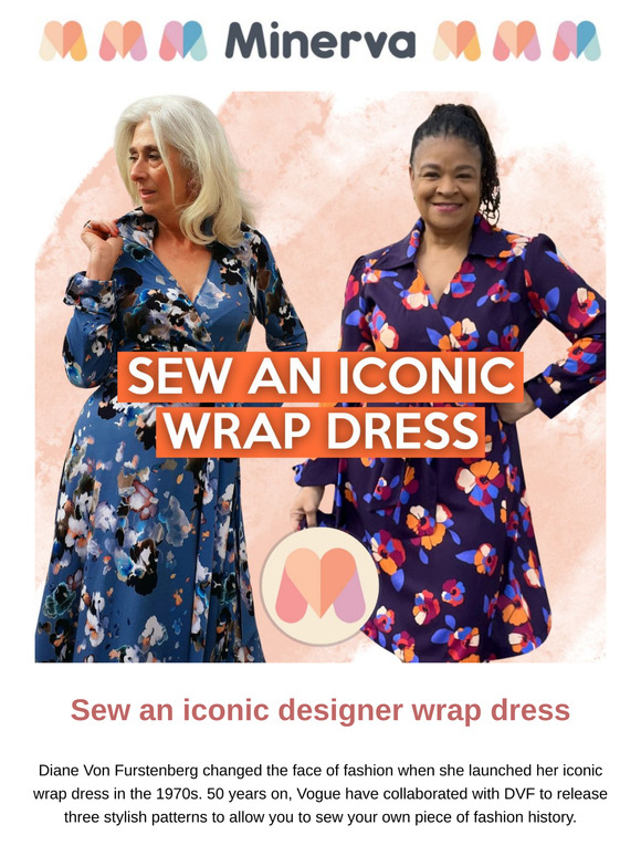 Minerva: Sew an iconic wrap dress 💃 | Milled