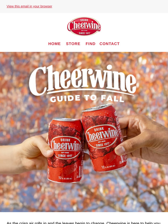 Cheerwine: The 2024 Cheerwine Guide to Fall 🍁🍒 | Milled