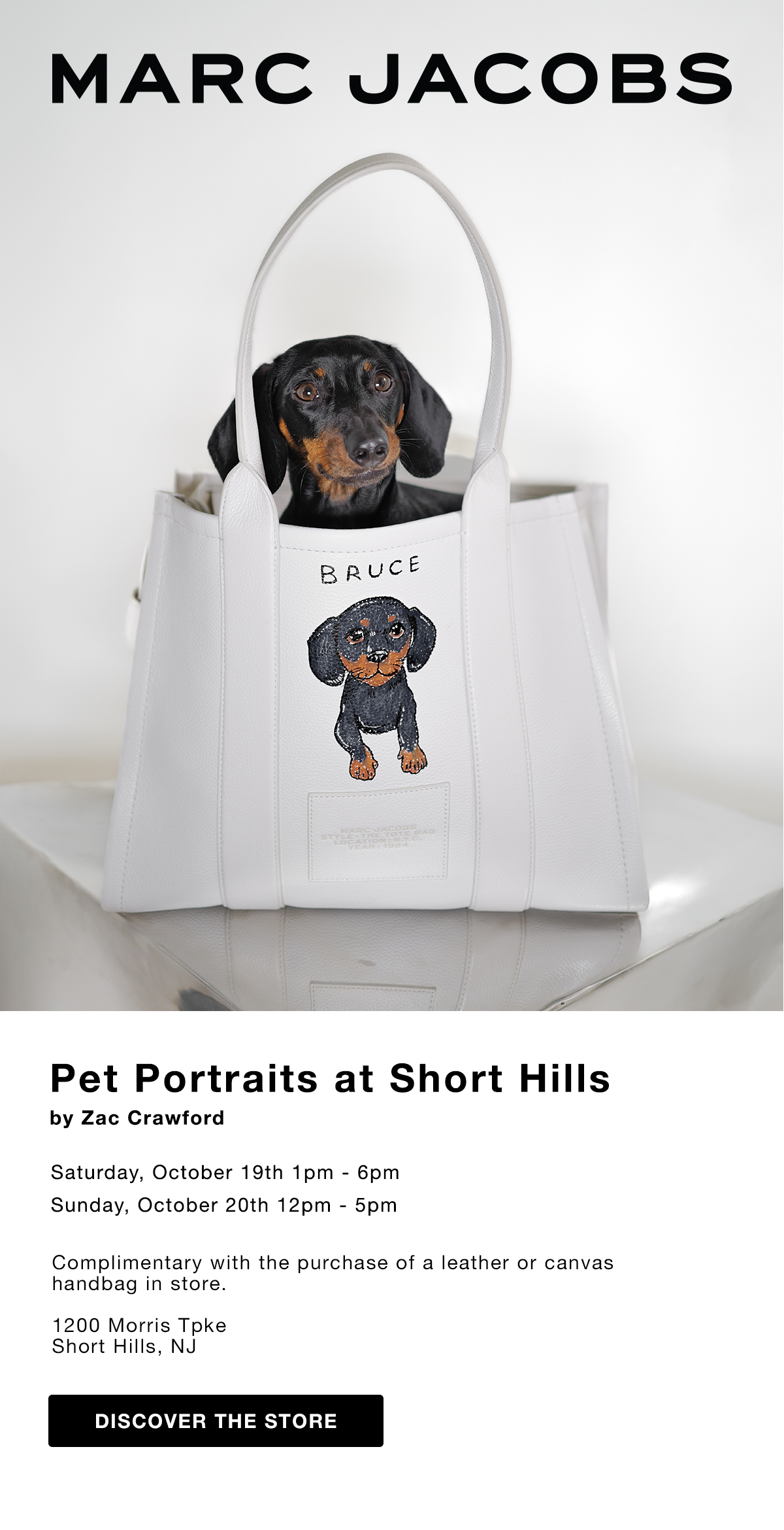 Marc Jacobs: Pet Portraits At Short Hills | Milled
