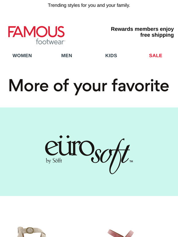 Famous Footwear: Eurosoft looks you need to see | Milled
