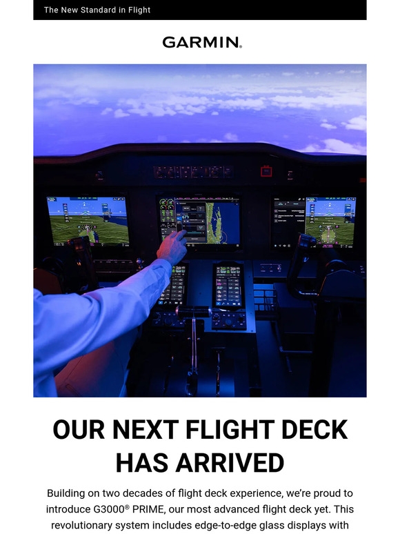Garmin: Introducing the G3000 PRIME Flight Deck | Milled