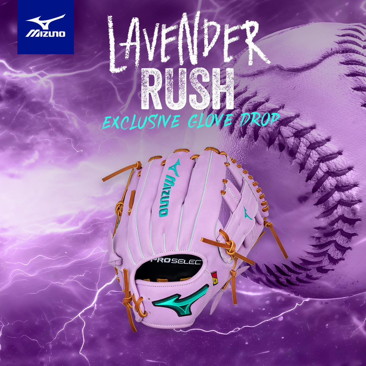 Mizuno: Exclusive Release: The Mizuno Pro Select "Lavender Rush" Glove ...