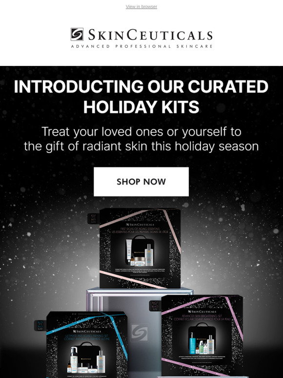 Skinceuticals: They're here! Our annual holiday kits have arrived | Milled