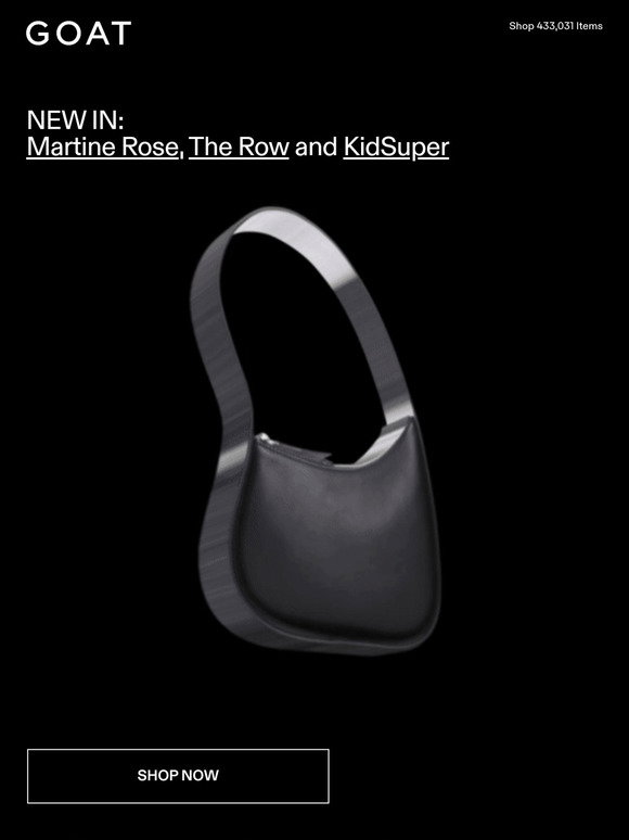 GOAT: [SEED] NEW IN: Martine Rose, The Row and KidSuper | Milled