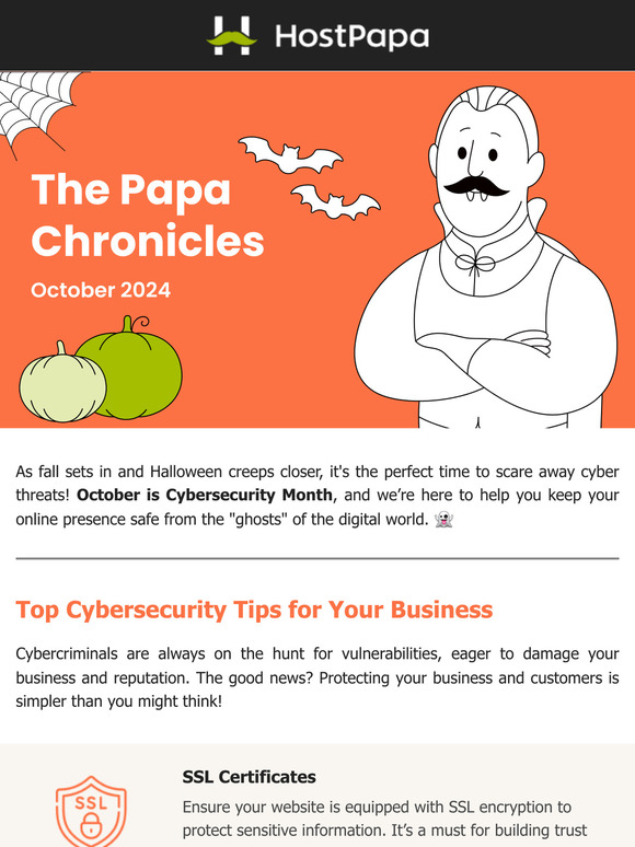 HostPapa: The Papa Chronicles - October 2024 | Milled