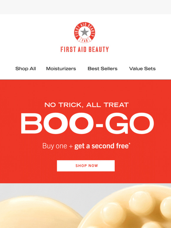 First Aid Beauty: BOO-GO IS HERE | Milled