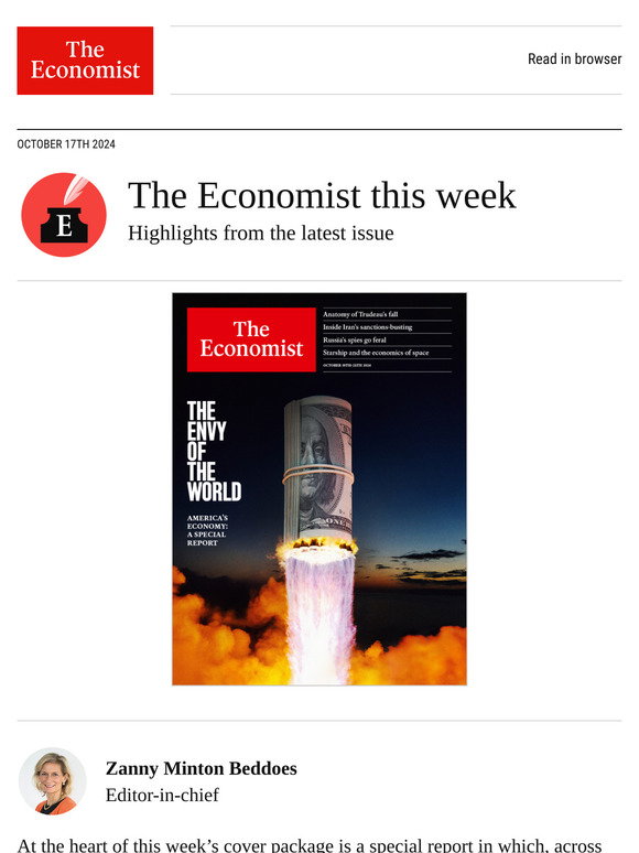 The Economist: America’s economy is bigger and better than ever | Milled