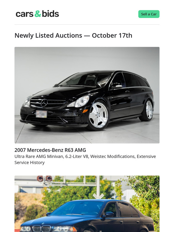 Cars & Bids: Cars & Bids Today | Milled