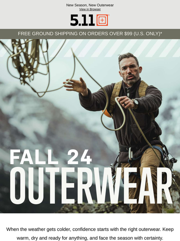 5.11 Tactical: All-Weather Gear That's Built For The Elements ️🌧️ | Milled