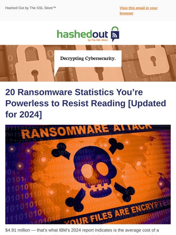 The SSL Store: 20 Ransomware Statistics You’re Powerless to Resist ...