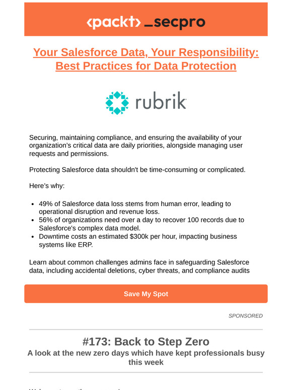 Packt: #173: Back to Step Zero | Milled