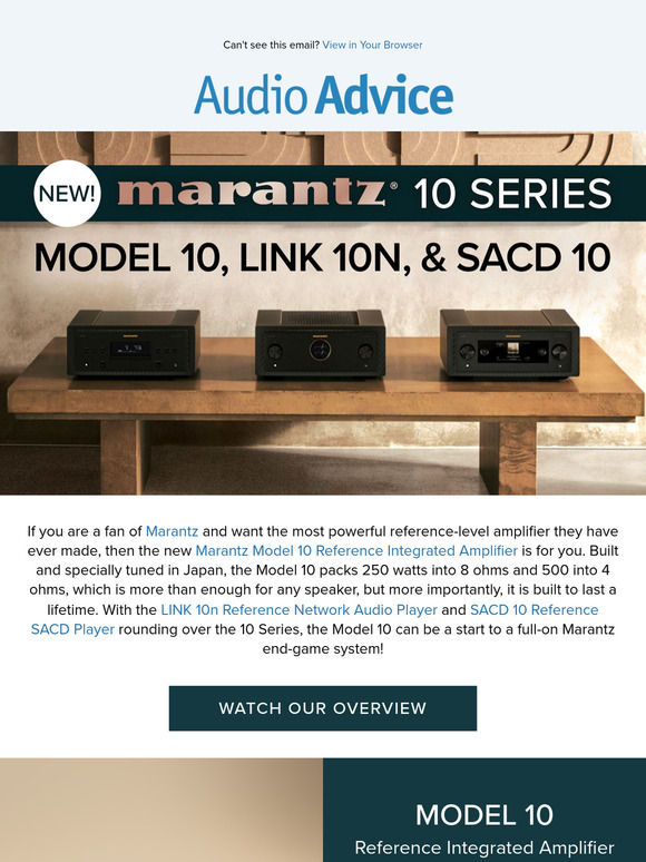 Audio Advice: 🌟NEW! Marantz 10 Series Overview: MODEL 10, LINK 10n, & SACD 10 | Milled
