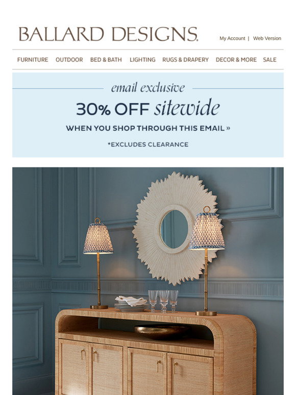 Ballard Designs: Serve up style the Ballard way | Milled
