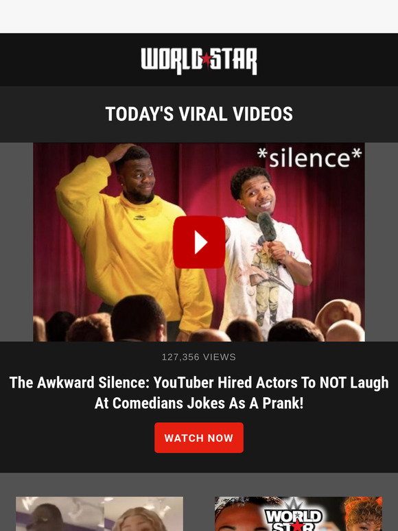 Worldstar: PRANK: YouTuber Hired Actors To NOT Laugh At Comedian's ...