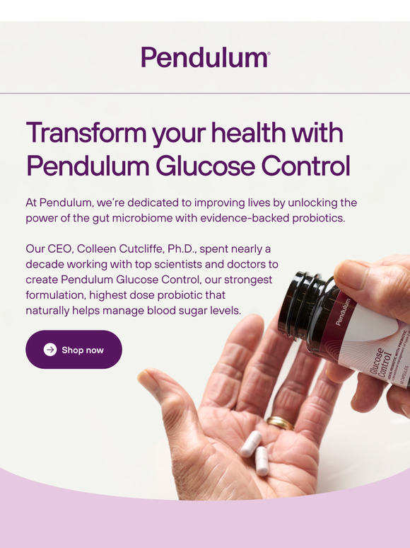 Pendulum Therapeutics: A decade of innovation: meet the probiotic that ...