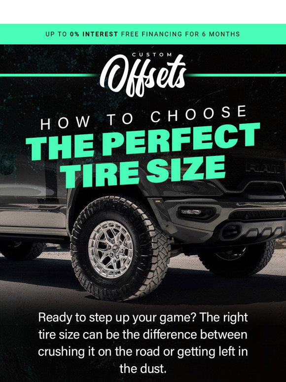 Custom Offsets: The Ultimate Guide to Tire Sizing⚡ | Milled