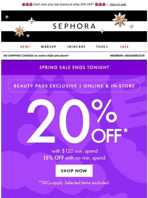 Sephora Email Newsletters: Shop Sales, Discounts, and Coupon Codes