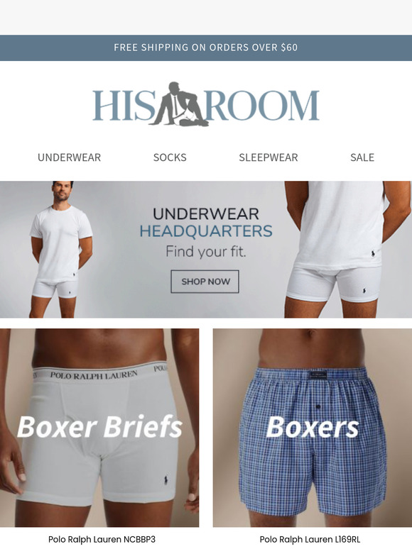 HisRoom: Welcome to Underwear HQ: Where Style Meets Fit! | Milled