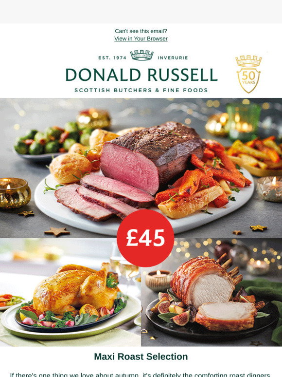 Donald Russell: 24 HOURS ONLY | Maxi Roast Selection £45 💥🍽️ | Milled