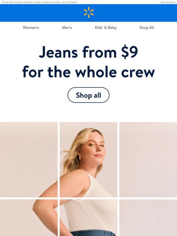 Walmart: WOW! Jeans for all from just $9 👖 | Milled