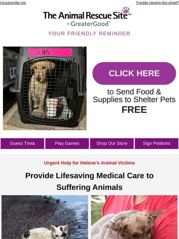 The Animal Rescue Site: Feed Shelter Pets With a Click 🦴🐟 | Milled