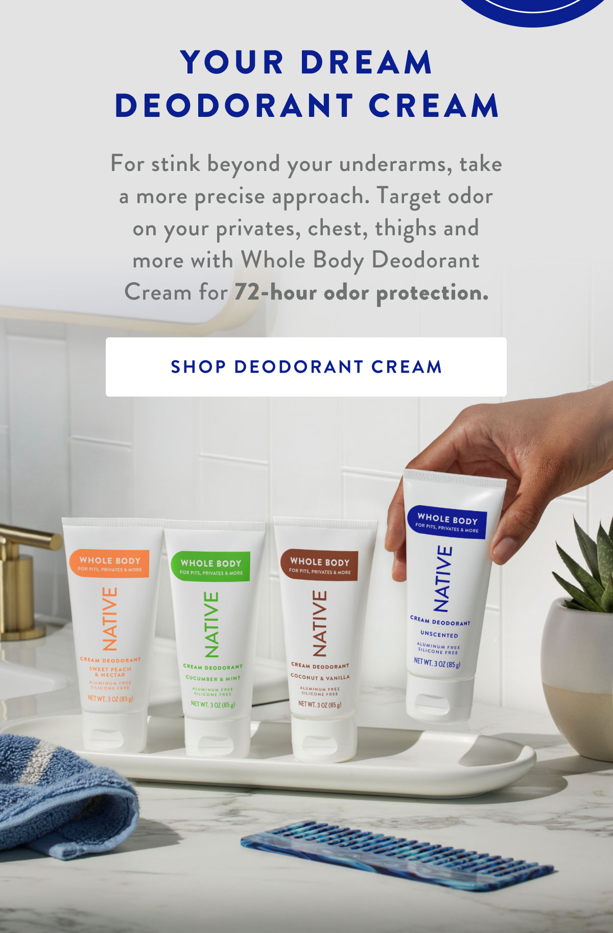 Native: Deodorant Cream for your whole body 💙 | Milled