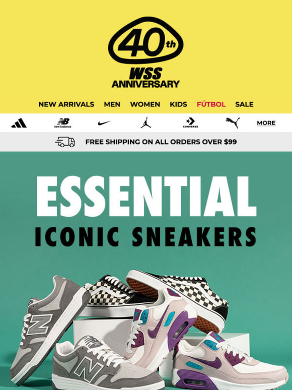 WSS: Essential Iconic Sneakers 👟 | Milled