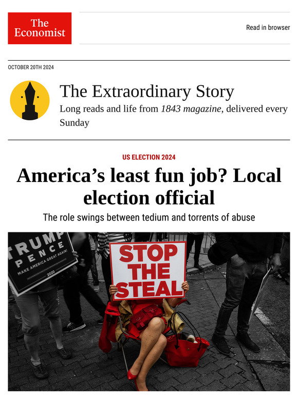 The Economist: America’s least fun job? Local election official | Milled