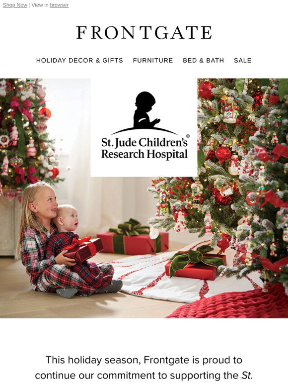 Frontgate: Please join Frontgate in supporting St. Jude and donate now ...