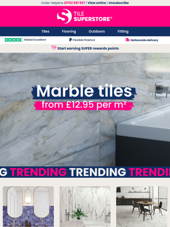 Tile and Floor Superstore: Stunning marble tiles 💌 | Milled
