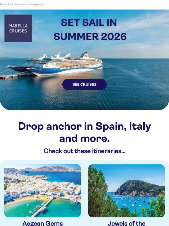 TUI: Summer 2026 sailings have docked 🚢 | Milled