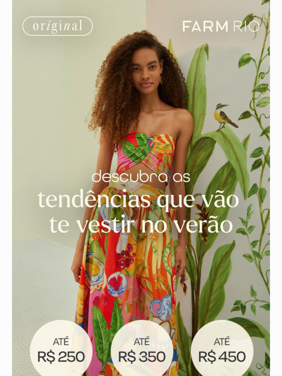 FARM Brasil: novas estampas e novas cores pro seu verão 🌈 | Milled