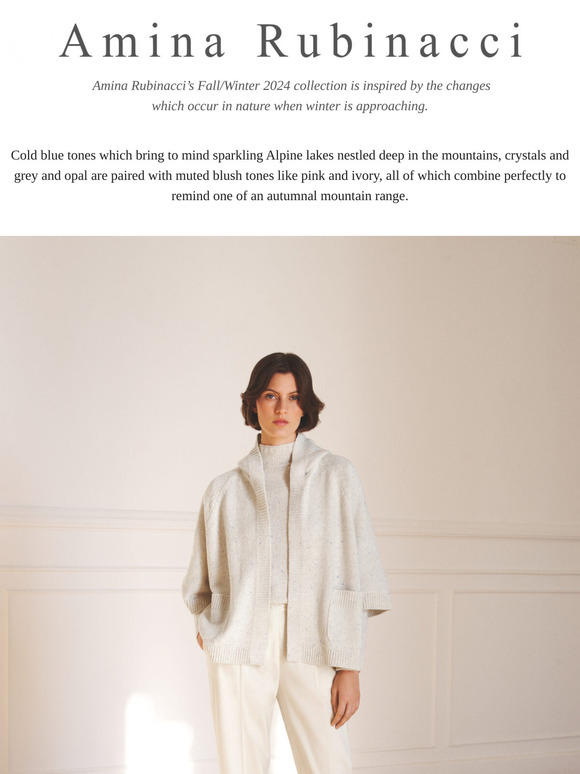 Amina Rubinacci: Amina Rubinacci - Fall Winter 2024 | Milled