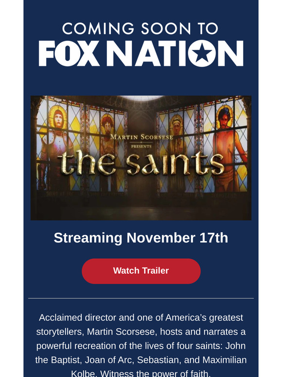 Fox News: Get a Soul-Stirring Tease of Fox Nation’s New Original Series “Martin Scorsese ...