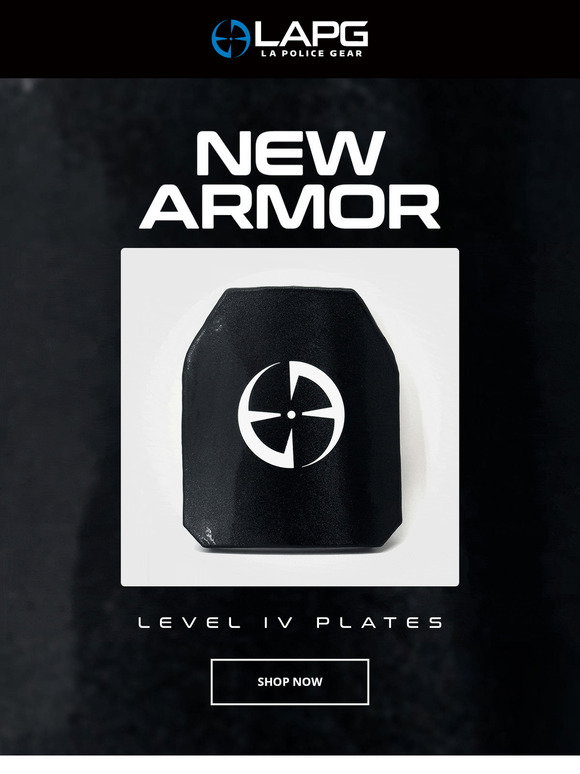 LA Police Gear: All New Armor from LAPG is here >>> | Milled