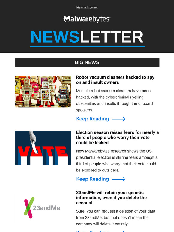 Malwarebytes: Robot vacuums hacked to spy on owners | Milled