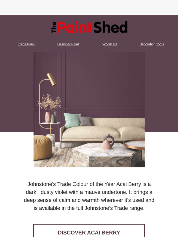 The Paint Shed: 🍇Discover Acai Berry Colour of the Year 2025 | Milled
