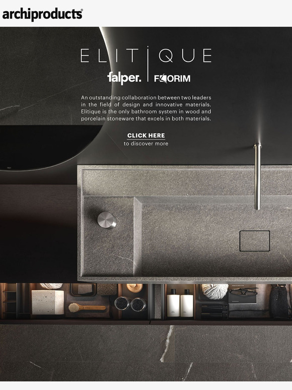 Archiproducts: Elitique, the bathroom system in wood and porcelain ...