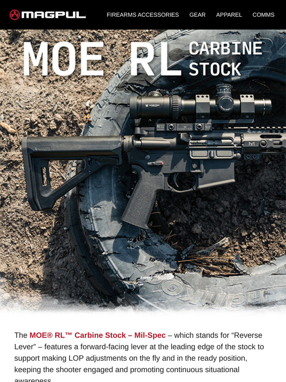 MAGPUL: Check out the MOE® RL™ Carbine Stock | Milled