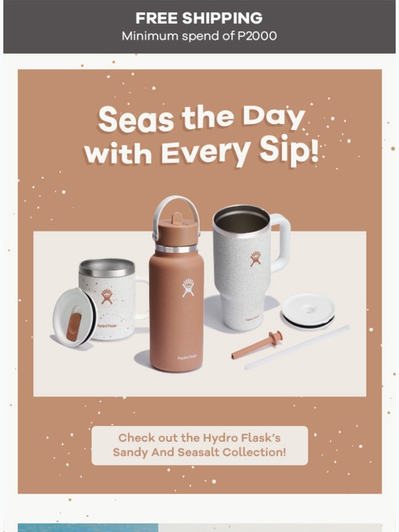 Hydro Flask: Make Waves with Our New Hydro Flask Collection! 🏖️ | Milled