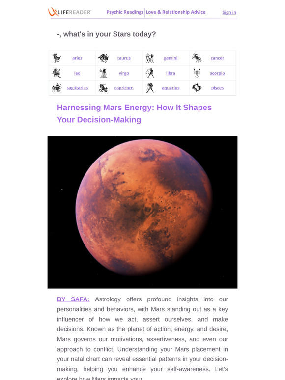 Lifereader: Harnessing Mars Energy: How It Shapes Your Decision-Making ...