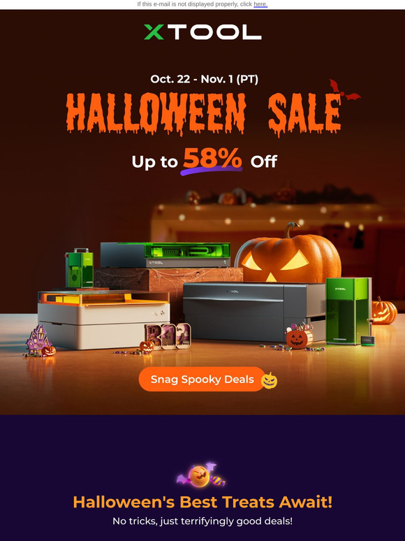xTool: 58% Off Spooky Savings🎃Craft Halloween Magic! | Milled
