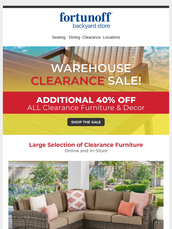 Fortunoff Backyard Store: Mix and match outdoor furniture and decor for ...