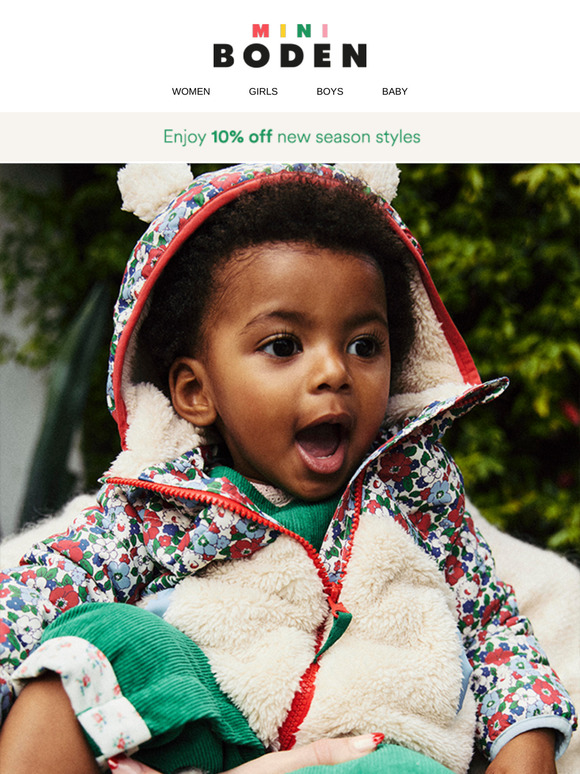 Boden: NEW super-soft styles for Baby | Milled