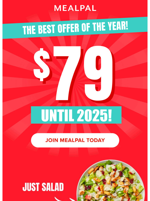 MealPal: 🚨 Lunch til 2025 for ONLY $79 🚨 | Milled